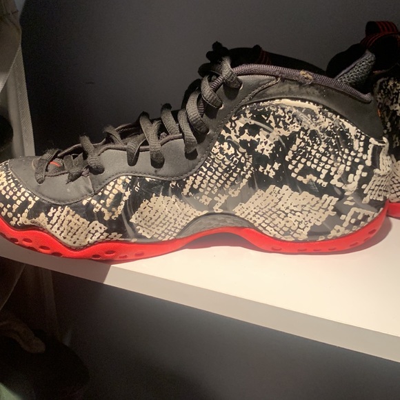 Jordan | Shoes | Rare Air Foamposites Albino Snakeskin | Poshmark